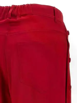 DI.LA3 PARI' Button-detail Wide-leg Trousers