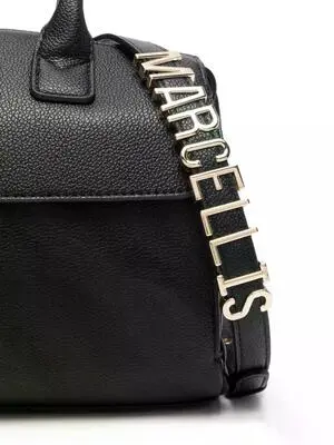 MARC ELLIS Alysa Logo-plaque Pebbled Tote Bag