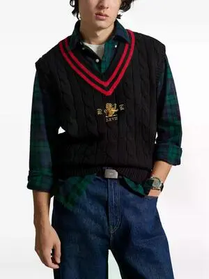 Polo Ralph Lauren Wool Cricket Sleeveless Jumper