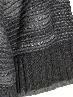 Fabiana Filippi Sequin-embellished Roll-neck Sweater
