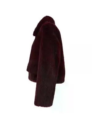 DROWS Faux-fur Front-flap-pockets Jacket