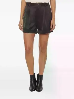 Alice + Olivia Conry Pleated Shorts - Black