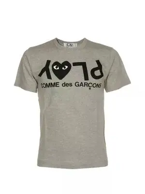 Play Comme Des Garcon Logo-print Cotton T-shirt
