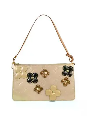 LOUIS VUITTON Vernis Lexington Fleurs Mini Bag - Neutrals