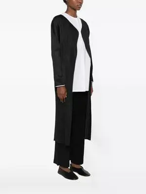 Issey Miyake Plissé-effect Coat