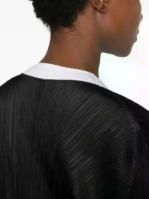 Issey Miyake Plissé-effect Coat