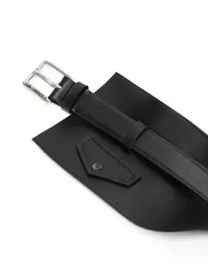 Karl Lagerfeld Flap-pocket Corset Belt