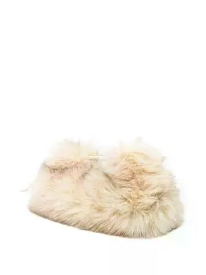 Maje Milpli Shearling-effect Tote Bag