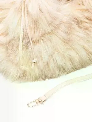 Maje Milpli Shearling-effect Tote Bag