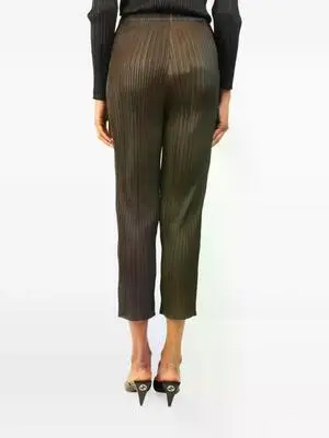 Issey Miyake Pleated Cropped Trousers