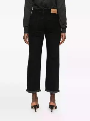 Isabel Marant Étoile Ombela Frayed-hem Straight-leg Jeans