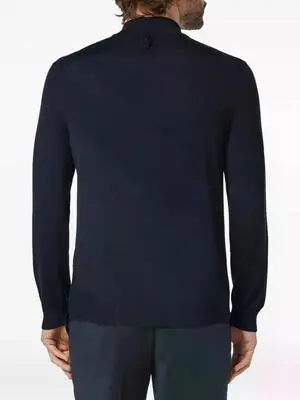 BILLIONAIRE Crest Zip-up Polo Shirt