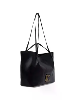 Lola Casademunt Leopard-logo Plaque Tote Bag