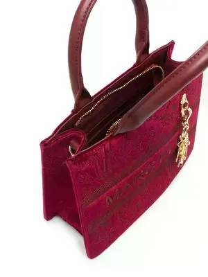 MARC ELLIS Sophy Logo-embroidered Shoulder Bag - Red