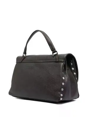 ZANELLATO Small Postina Grained Leather Tote Bag