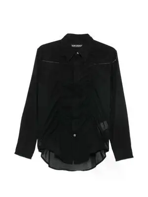 Our Legacy Jumble Ruched Long-sleeve Shirt