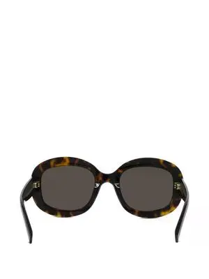 Givenchy Tortoiseshell-effect Oval-frame Sunglasses