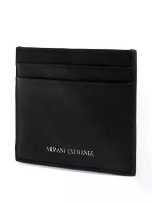 Armani Exchange A|x Debossed Leather Card Holder Set