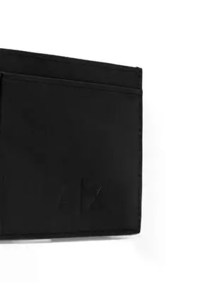 Armani Exchange A|x Debossed Leather Card Holder Set
