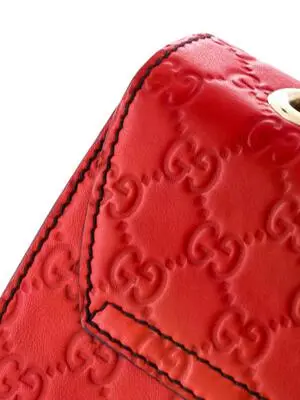 Gucci Emily Chain Flap Bag Guccissima Leather Medium Shoulder Bag
