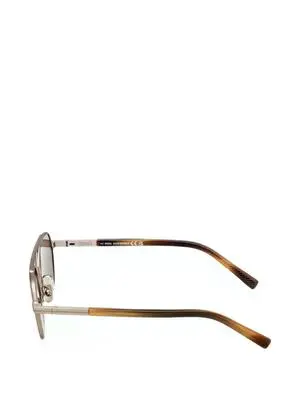 Zegna Geometric-frame Sunglasses