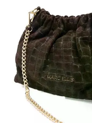MARC ELLIS Zoe Crocodile-effect Clutch Bag