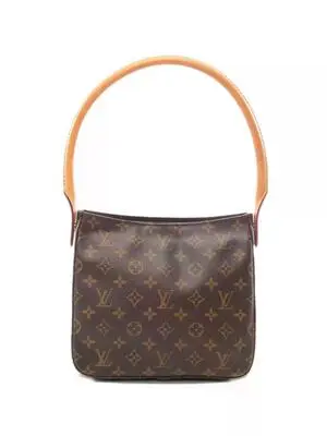 LOUIS VUITTON 2001 Mm Monogram Looping Shoulder Bag - Brown