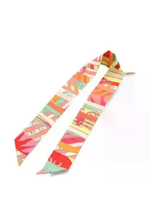 Hermès 2020 Astrologie Nouvelle Twilly Scarf - Neutrals