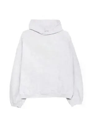 Alexander Wang Logo-print Oversized Hoodie - Grey