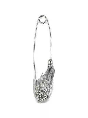 Emanuele Bicocchi Ala Safety-pin Brooch - Silver