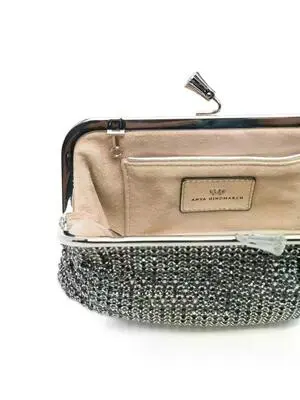 ANYA HINDMARCH Maud Crystal-embellished Lutch Bag