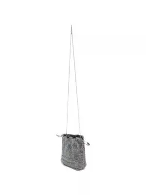 ANYA HINDMARCH Crystal-embellished Drawstring Bag