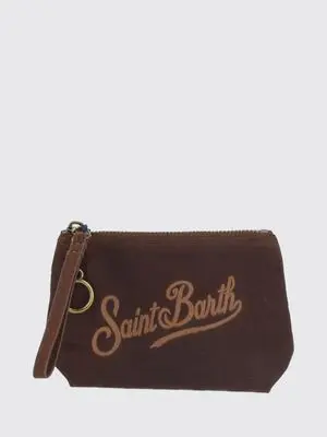 MC2 SAINT BARTH Aline Tartan Waxed Cotton Keychain Pouch - Fa03