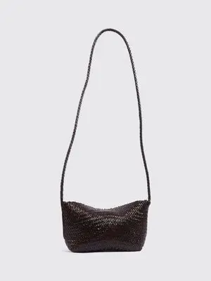Dragon Diffusion Corsina Hand-woven Leather Mini Crossbody Bag - Brown