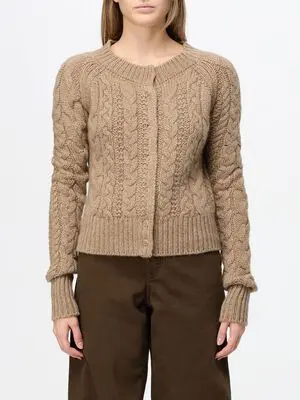 Ermanno Scervino Cashmere Cardigan With Crewneck And Buttons - Blue