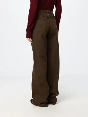 Ermanno Scervino Mid-rise Wide-leg Baggy Jeans In Cotton Denim
