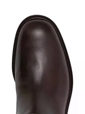 BALDININI Logo-plaque Leather Boots