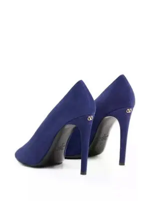 Valentino Garavani Open-toe Révélé Suede Pumps 105mm