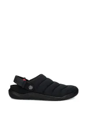 VIVOBAREFOOT Quilted Touch-strap Mules - Black