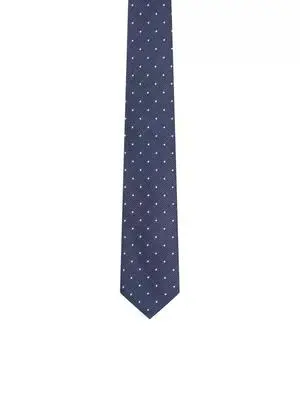 PERSONALITY Polka-dot Silk Tie