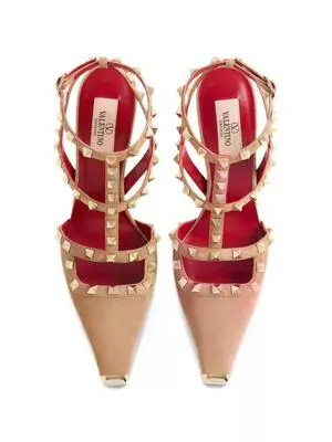 Valentino Garavani Rockstud Suede Pumps 100mm