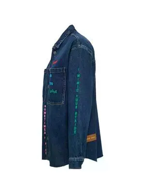 Mira Mikati Riddle Embroidered Denim Jacket