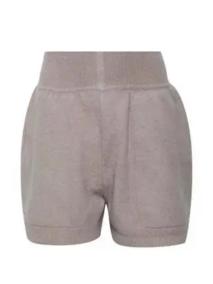 Rick Owens Fine-knit Cashmere-blend Shorts