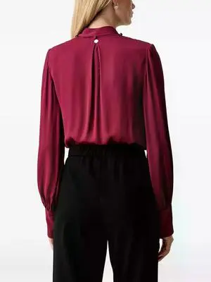 SILVIAN HEACH Pussy-bow Draped Bodysuit