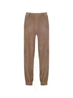 D.exterior Corduroy-effect Track Pants - Brown