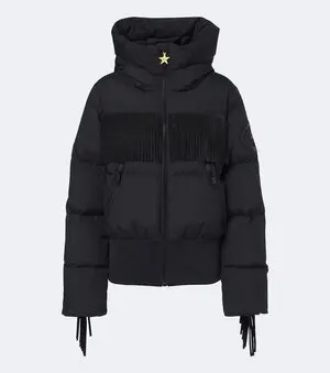 Goldbergh Marna Fringed Ski Jacket - Black