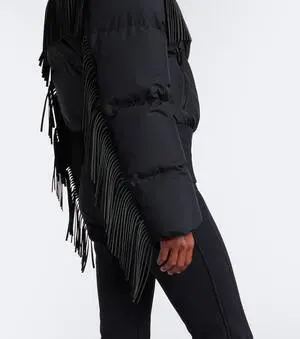 Goldbergh Marna Fringed Ski Jacket - Black