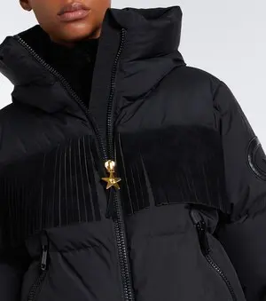 Goldbergh Marna Fringed Ski Jacket - Black