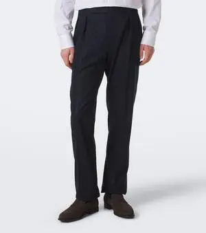 Ralph Lauren Purple Label Chalk Stripe Wool And Cashmere Suit