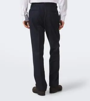 Ralph Lauren Purple Label Chalk Stripe Wool And Cashmere Suit